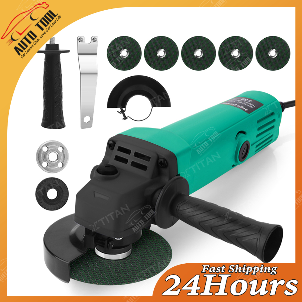 CLC 1000W 4" Electric Angle Grinder 220V Grinder Polisher Cutter 5pcs ...