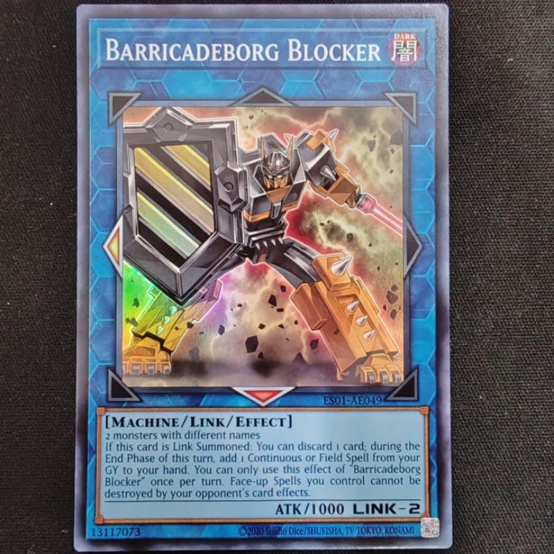 YUGIOH ES01-AE049 Barricadeborg Blocker[SR/SER] | Shopee Malaysia