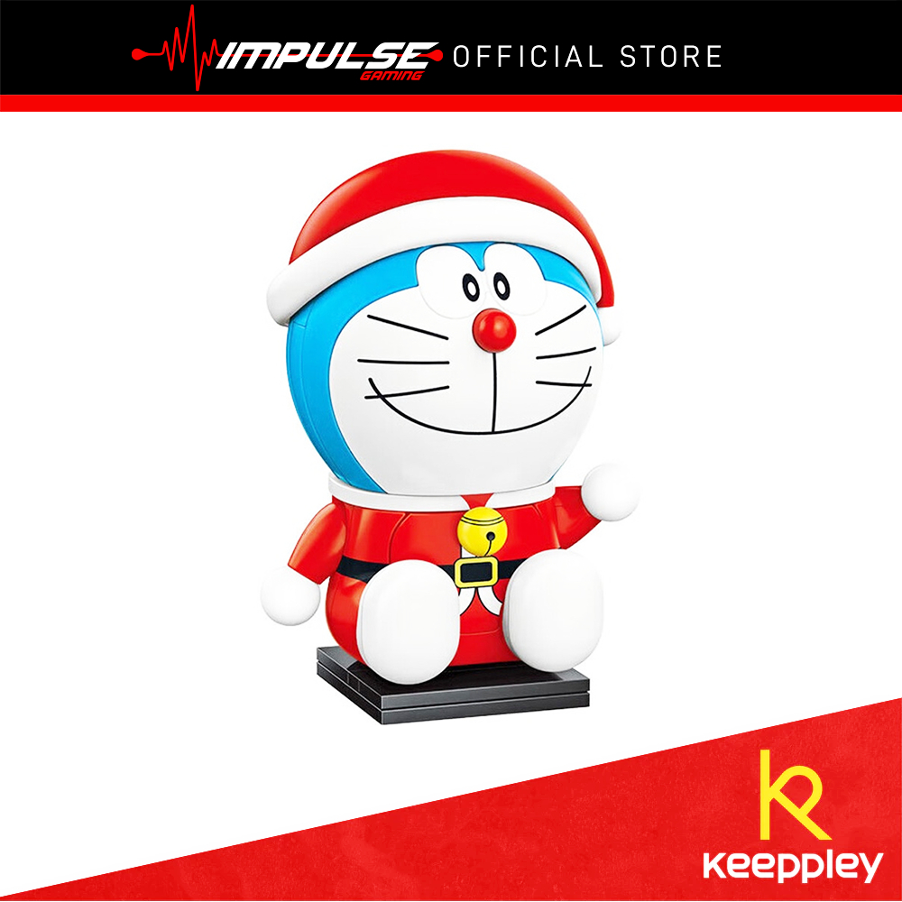 Keeppley K20414 Doraemon Christmas Building Blocks Toy Set | Shopee ...