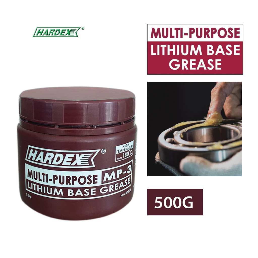 HARDEX Multi-Purpose Lithium Base Grease 500g | Shopee Malaysia