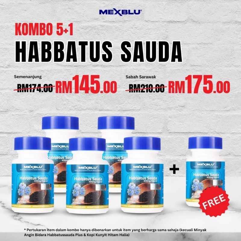 Habbatus Sauda Original MAGBLUE - 60 Kapsul Habbatussauda (LULUS KKM ...