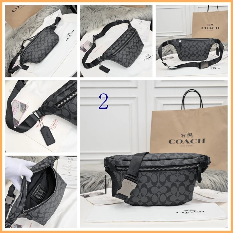 Coach new waist bag men fashion zipper chest bag large capacity Crossbody backpack beg beg dada ...