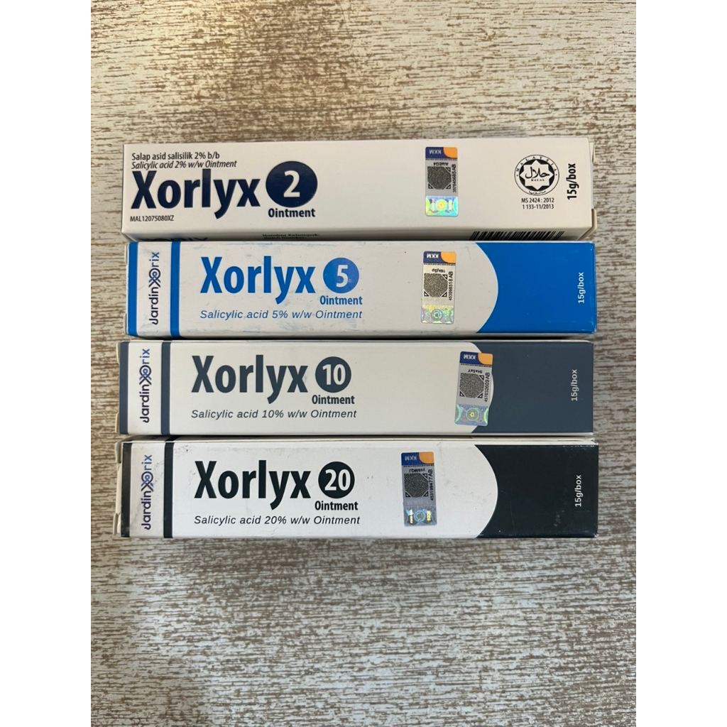 Xorlyx 2 / 5 / 10 / 20 Ointment 15g Salicylic Acid 2% / 5% / 10% / 20 ...