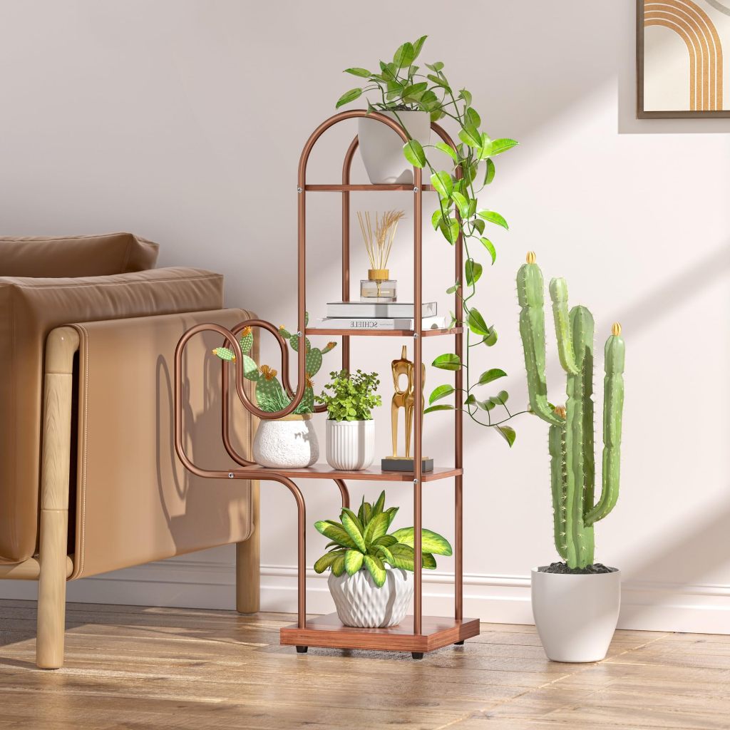 European style Rak pasu bunga bertingkat besi iron flower pot shelf ...