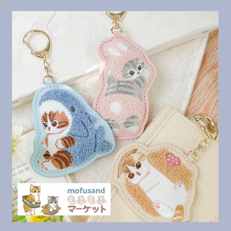Mofusand Keychain 3 Type (Same Cat/Usagi Cat / Cat Sweets)[Direct from ...