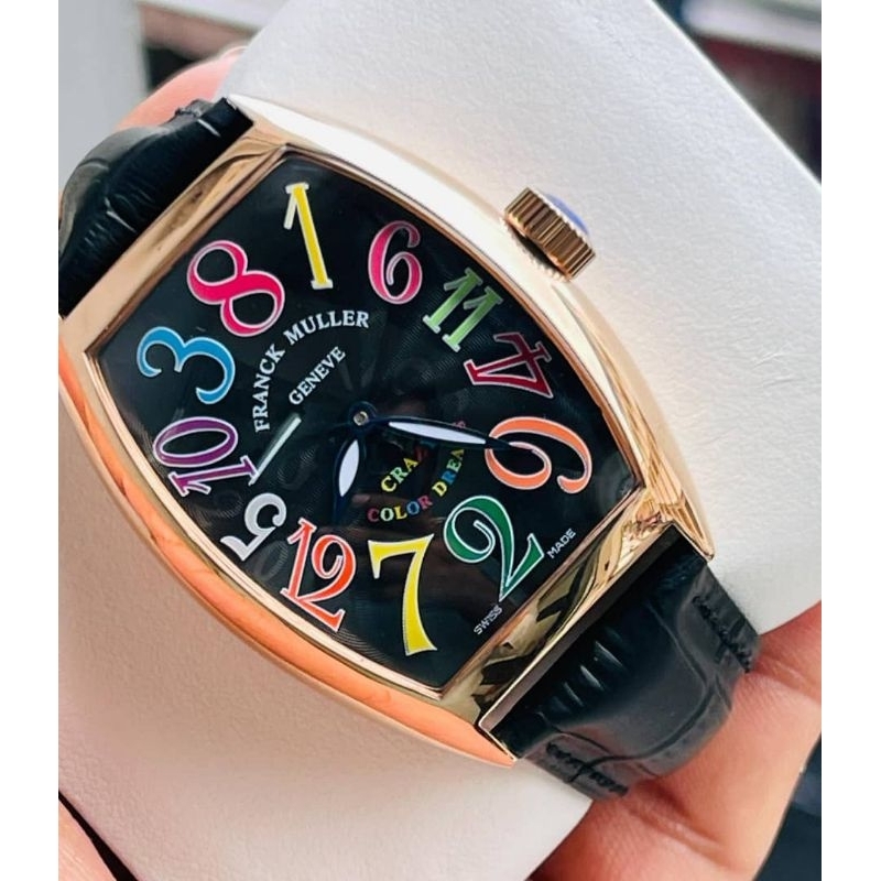 FRANK MULLER FULLY AUTOMATIC WATCH FOR MEN WITH ORIGINAL BOX | Shopee ...