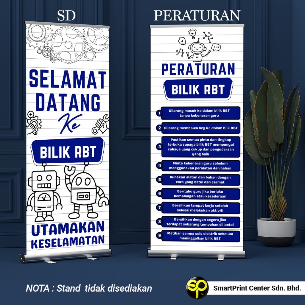 LOOSE ITEM BANNER KECERIAAN BILIK RBT SERTA CARTA DAN JADUAL | Shopee Malaysia