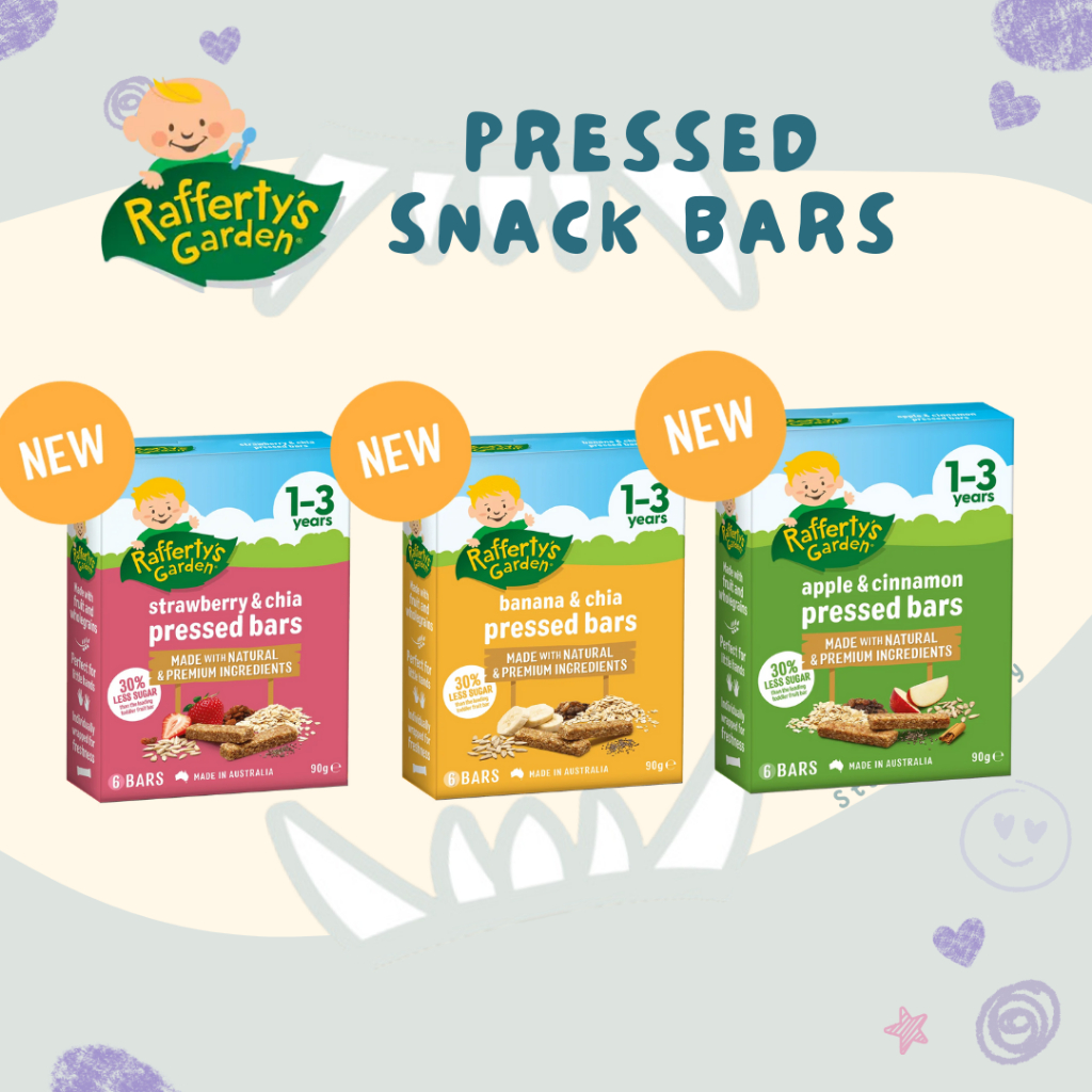 [🇲🇾 READY STOCK] Rafferty's Garden Pressed Snack Bars (1-3 Y/O Toddlers ...