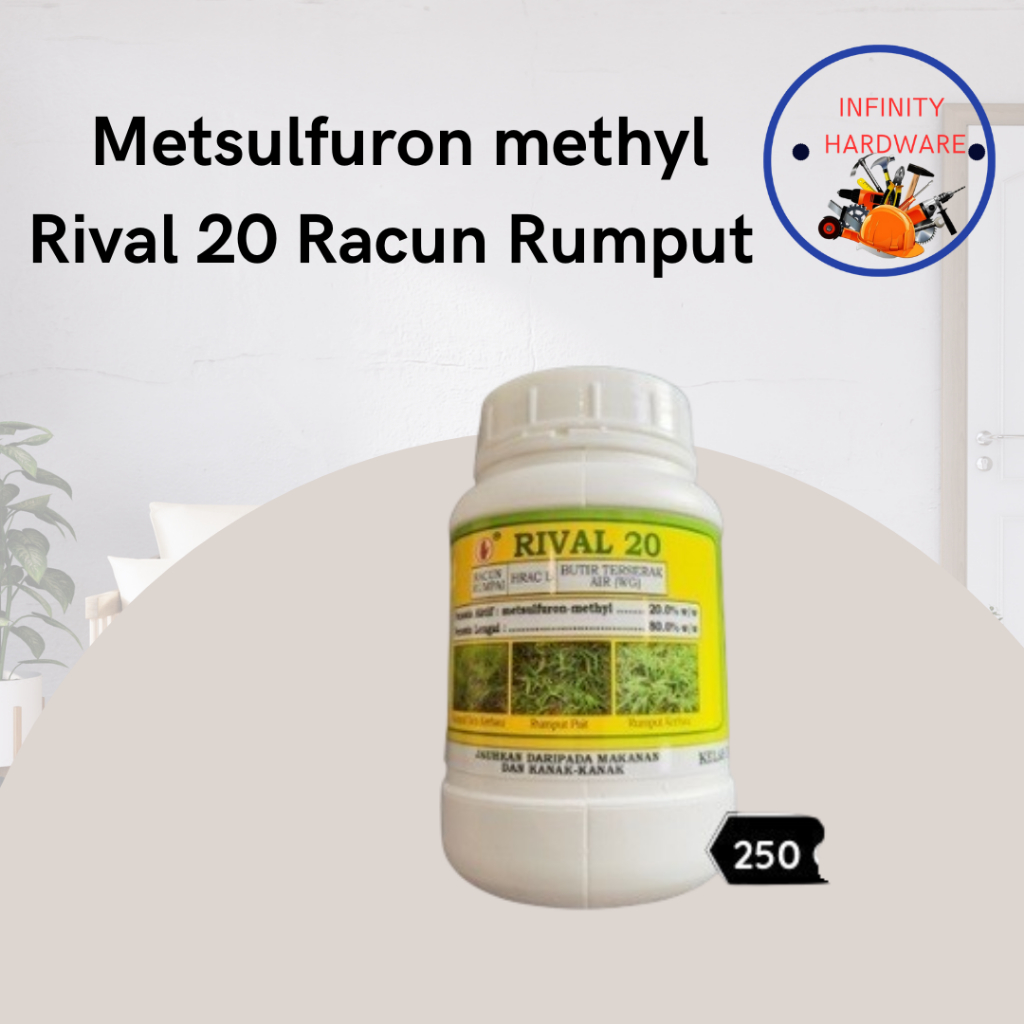 Rival 20 Racun Rumput/ Metsulfuron methyl/ Herbicide/ 杀草剂/ Racun pokok ...