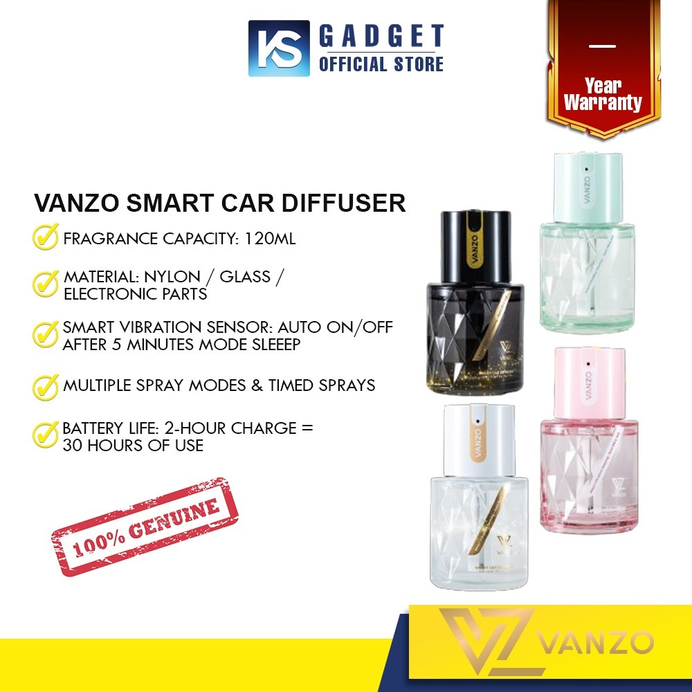 VANZO Smart Car Diffuser (4 Different Scent) | Shopee Malaysia