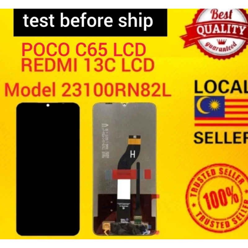 REDMI 13C LCD 23100RN82L Poco C65 Redmi 13c lcd Poco C65 redmi 13c Poco ...