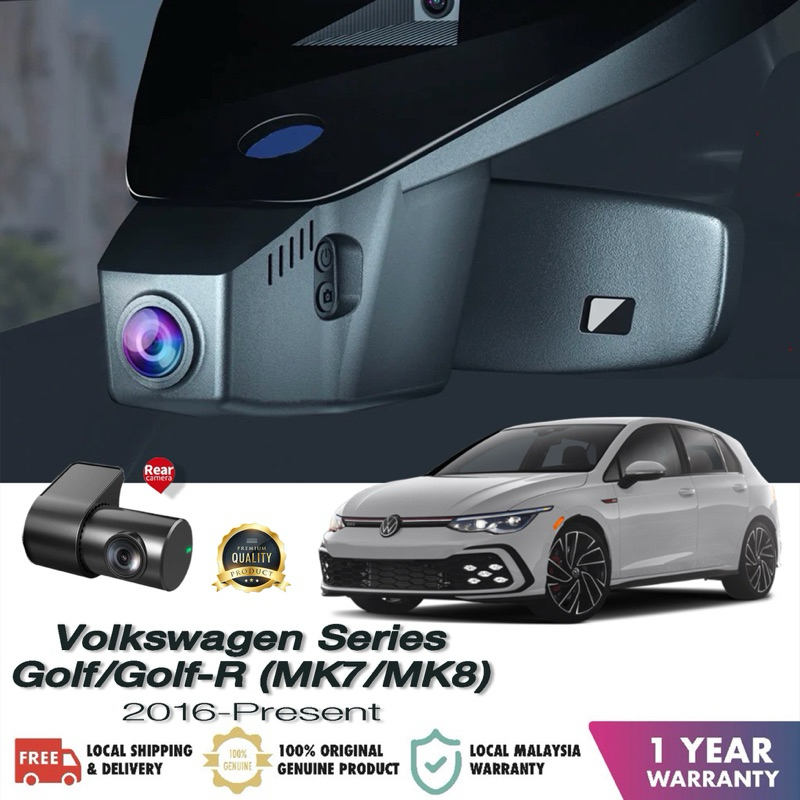 🔥4K UHD Premium Dash Cam🔥Volkswagen Series Golf MK7 Mk8 GTI R Original ...