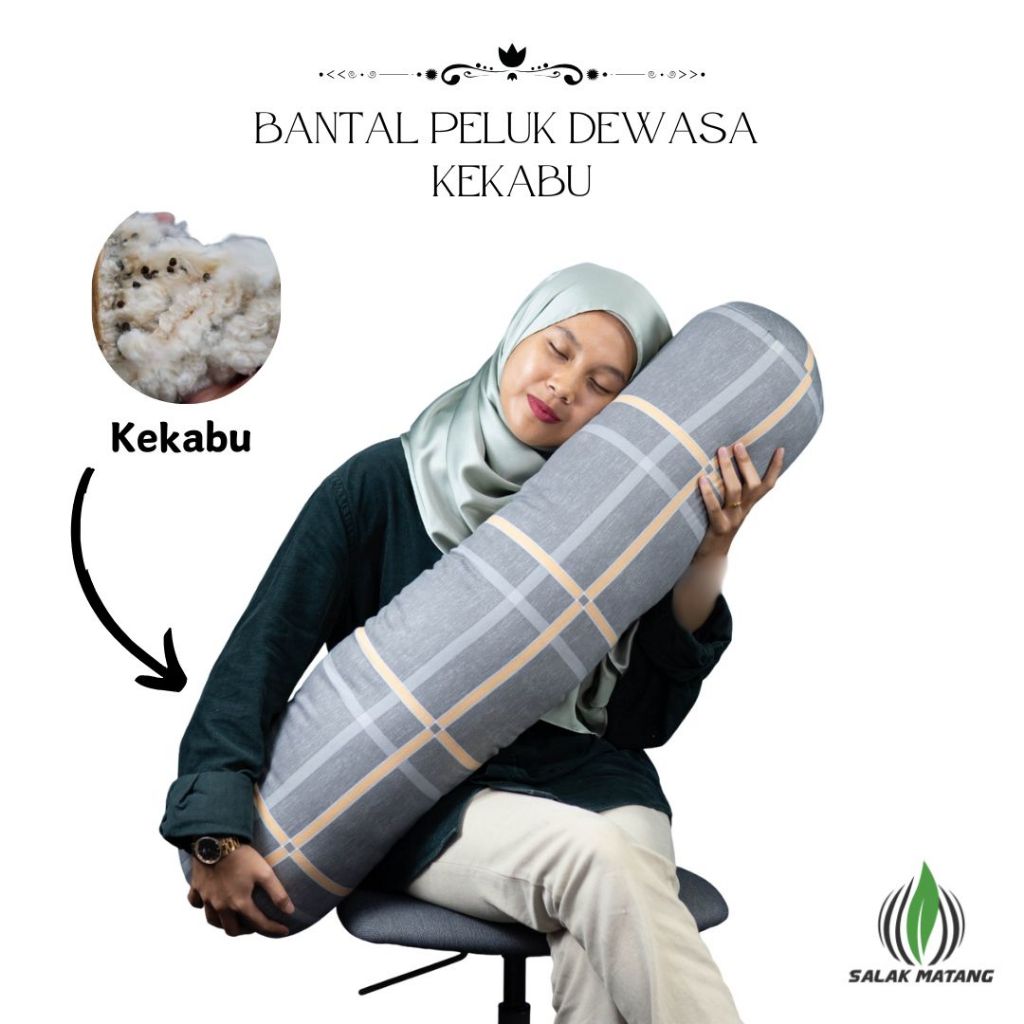 BANTAL PELUK BESAR KEKABU ASLI / BANTAL PELUK DEWASA / BANTAL GULING ...