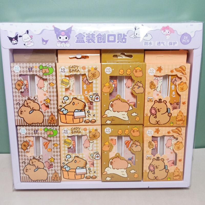 capybara / sanrio plaster one box 10pcs | Shopee Malaysia