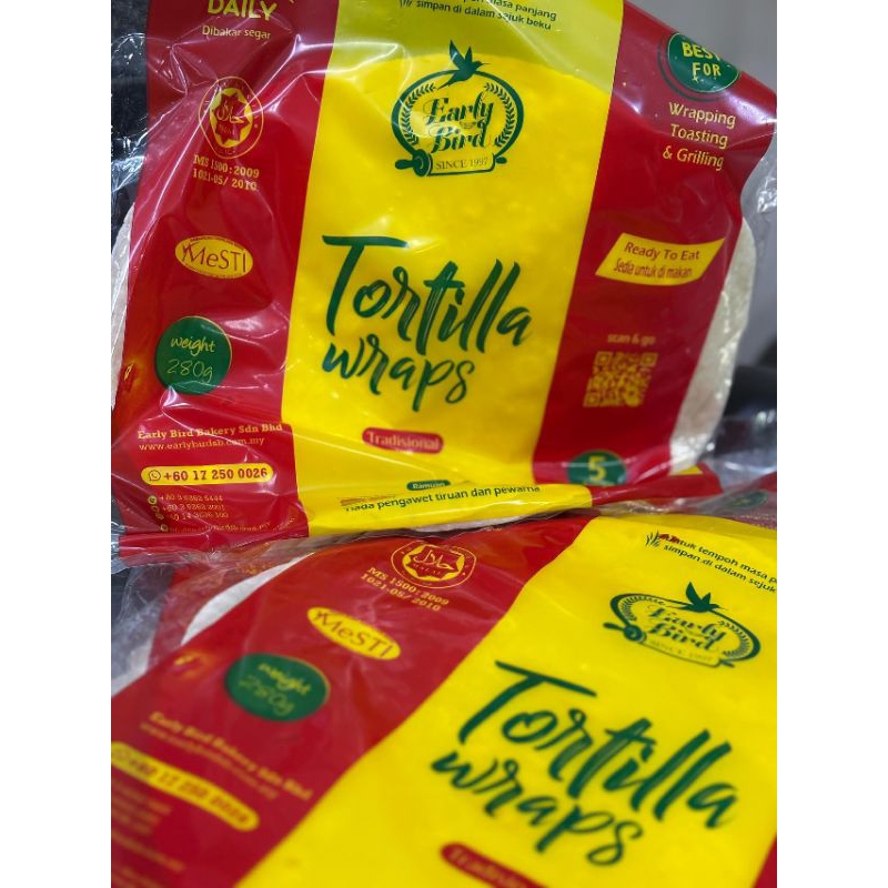 Roti Arab Tortilla Wraps Bread 5 pcs Fresh Daily[ EXDATE IS 6DAYS ...