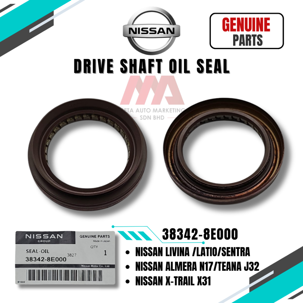 DRIVE SHAFT OIL SEAL NISSAN LIVINA/LATIO/SENTRA/ALMERA N17/TEANA J32/X ...