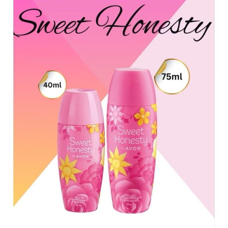 AVON SWEET HONESTY DEODARANT ROLL ON & BODY SPRAY 24 HOUR | Shopee Malaysia