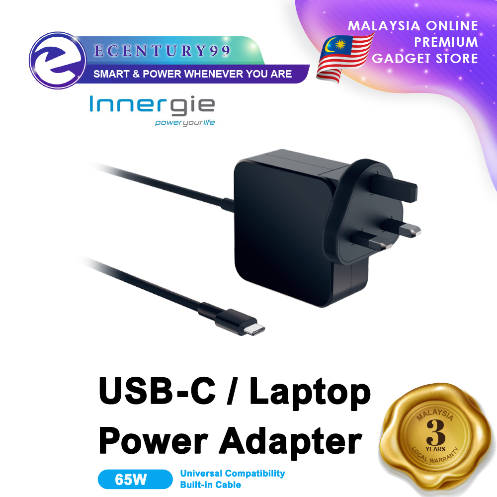 Innergie Type-C PD Laptop Charger Power Adapter 65W 100W | Shopee Malaysia