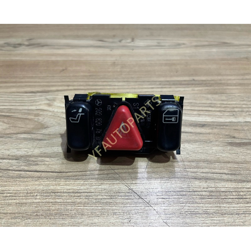 [READY STOCK] MERCEDES BENZ W202 HAZARD LIGHTS SWITCH (PART NO: 202 820 ...