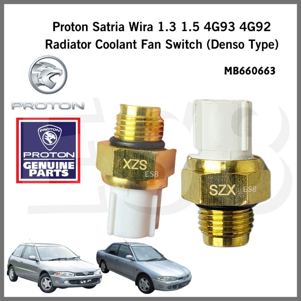Proton Satria Wira 1.3 1.5 4G93 4G92 Radiator Coolant Fan Switch (Denso ...