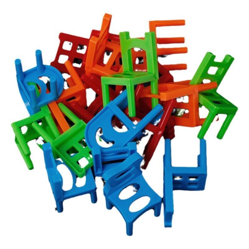 Stacking Chairs Tower Balancing Game - Fun Family Board Game | Shopee ...