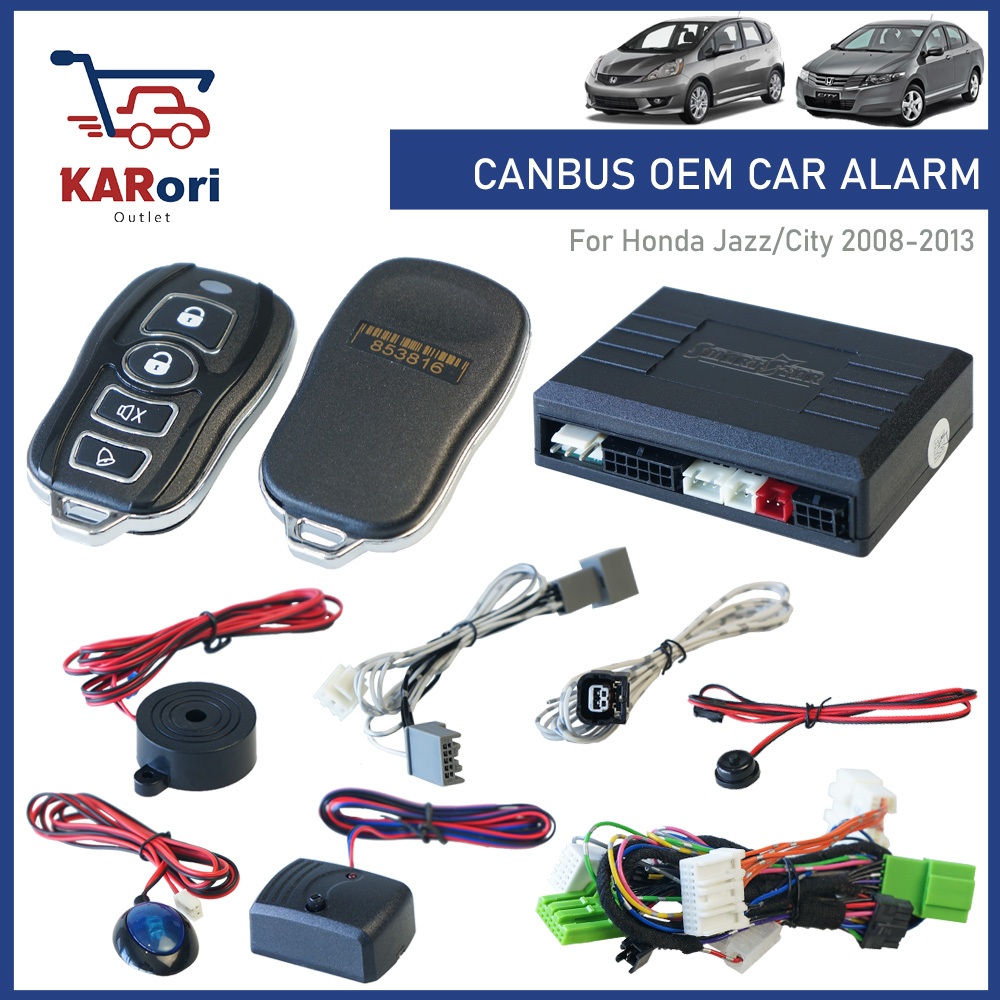 SMART STAR HONDA CITY 08-13Y OEM CANBUS CAR ALARM / HONDA JAZZ OEM ...