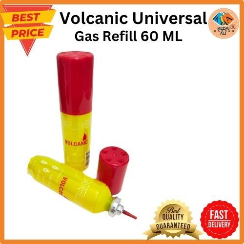 VOLCANIC Universal Gas Refill Lighter Refill 60ML | Shopee Malaysia