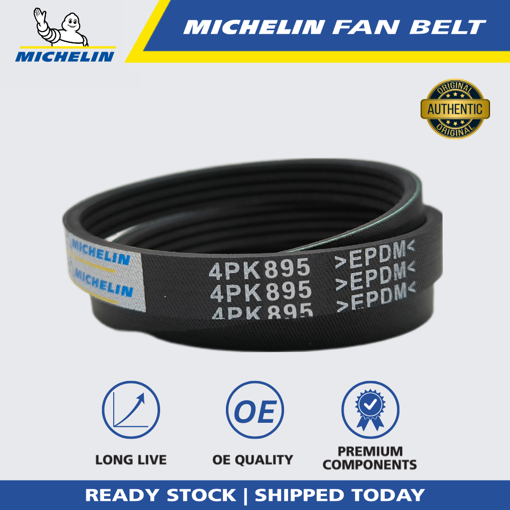 MICHELIN Nissan Bluebird U12 2.0, Serena C23 2.0, Honda CRV, Hyundai Accent 1.5 Fan Belt (4PK895 ...