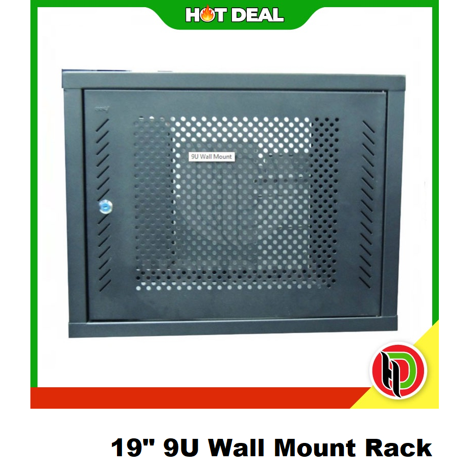 19" 9U Heavy Duty Wall Mount Server Rack - 9U Wall Mount Rack - 9U Wall Mount Server Rack ...