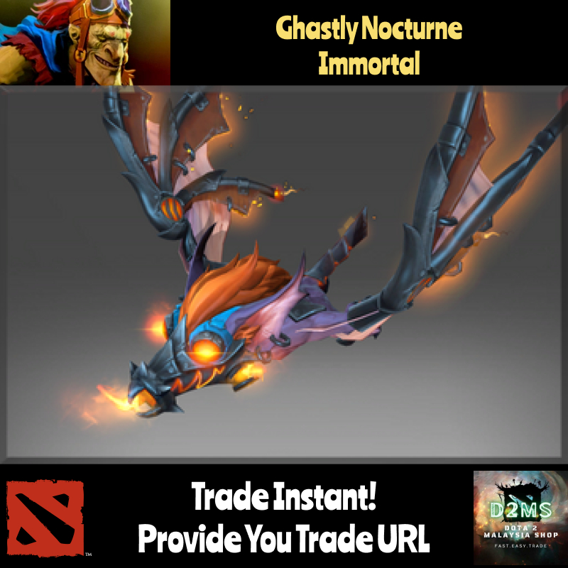 Dota2 Batrider Ghastly Nocturne Immortal | Shopee Malaysia