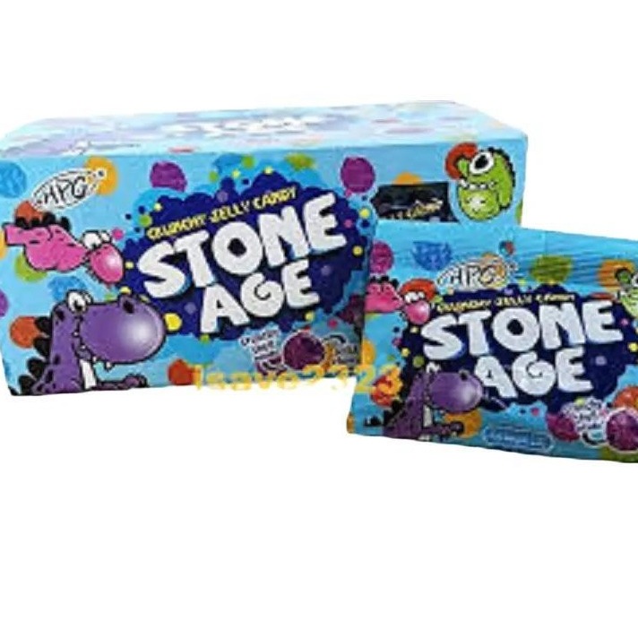 HPG STONE AGE CRUNCHY JELLY CANDY - 10G X 30 PACKS | Shopee Malaysia