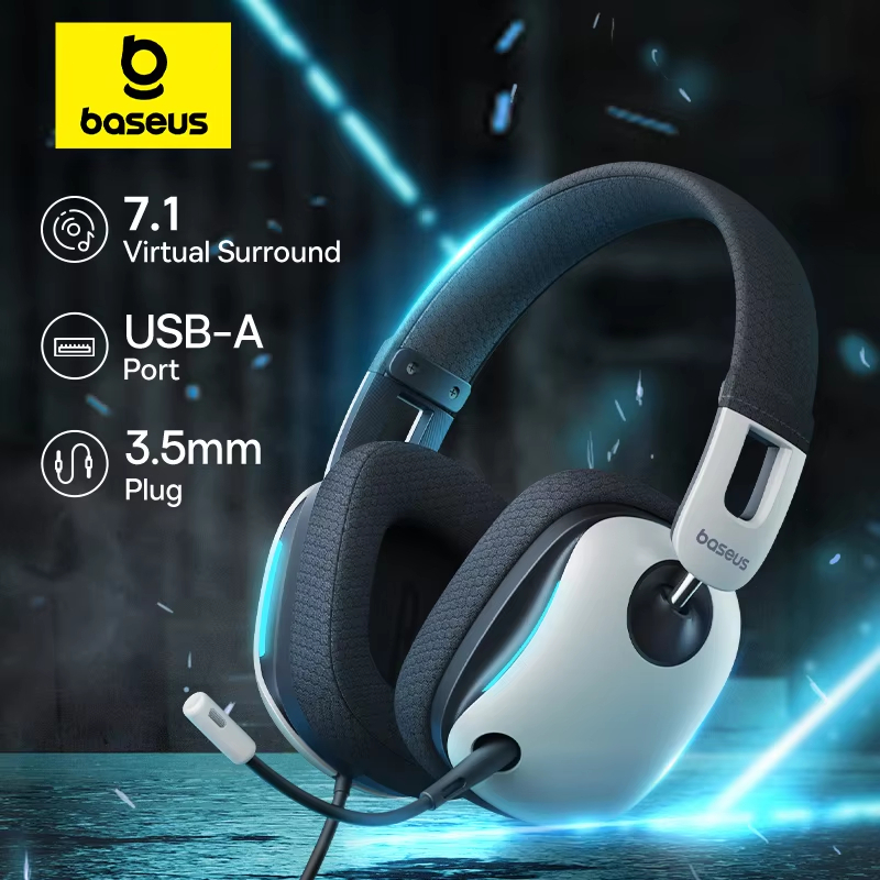 Baseus GoPlay 1+ Max Gaming Wired Headphones With Mic 7.1 Virtual ...