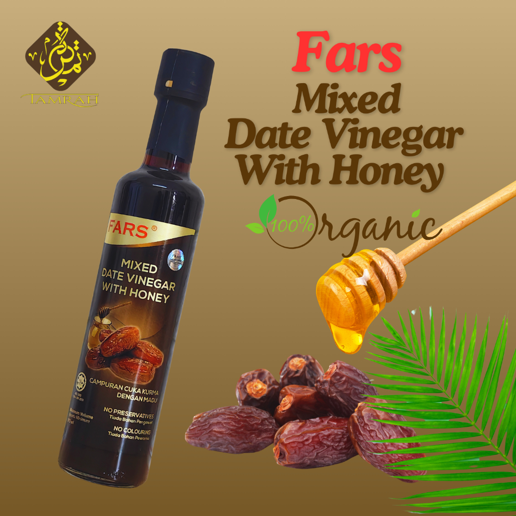 Fars Mixed Date Vinegar With Honey / Cuka Kurma Dengan Madu / Organic ...