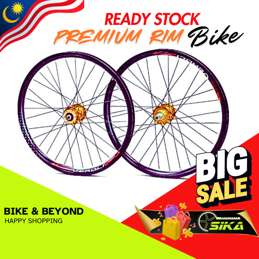 SIKA Rim Bicycle Premium Alloy Rim Basikal Quality Veroli | Shopee Malaysia