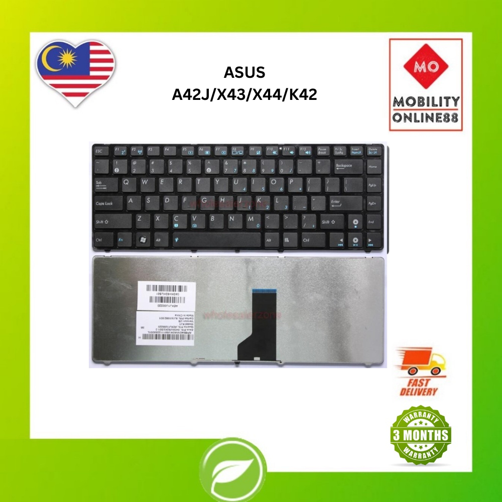 ASUS UL30 UL30A UL30VT K42 K42J K43J K43 K43B K43E K43T K43U A42J A43SV ...