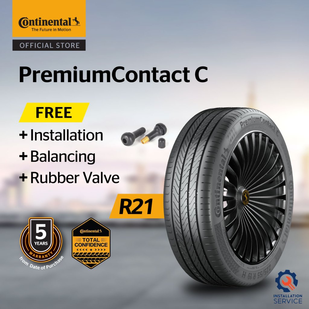 Continental PremiumContact C PCC R21 255/40 (with installation ...
