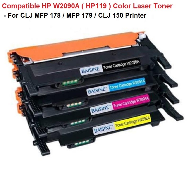 Compatible HP 119A ( W2090A / W2091A / W2092A / W2093A ) MFP178 ...