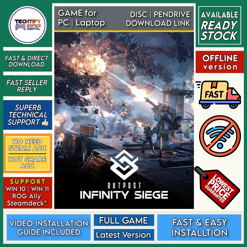 [PC Game] Outpost Infinity Siege Vanguard Edition - Offline [Disc ...