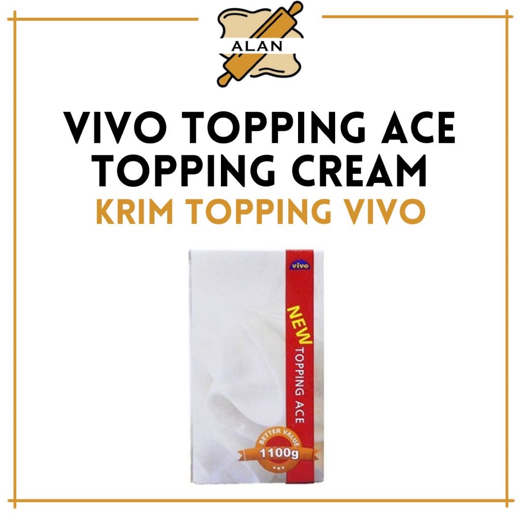 【1.1KG】VIVO TOPPING ACE TOPPING CREAM | 淡奶油 | Shopee Malaysia