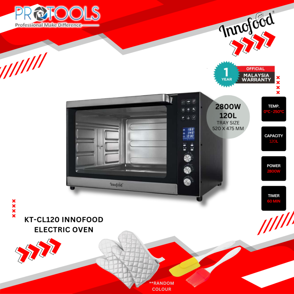 Innofood 120L Digital Electric Oven With DOUGH FERMENTATION, PREHEAT ...