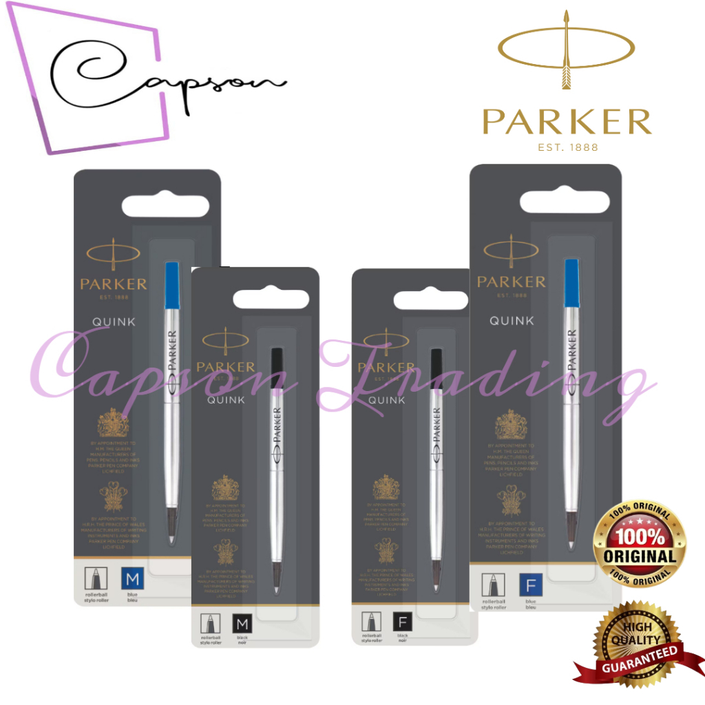 PARKER QUINK Rollerball Pen Ink Refill (Medium 0.7mm) | Shopee Malaysia