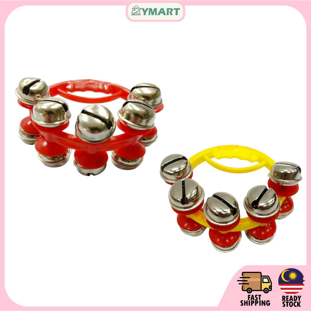 [VALUE] Ring Bells 10 Bells 8cm (1 PCS), Hand Held Ring Bells ...