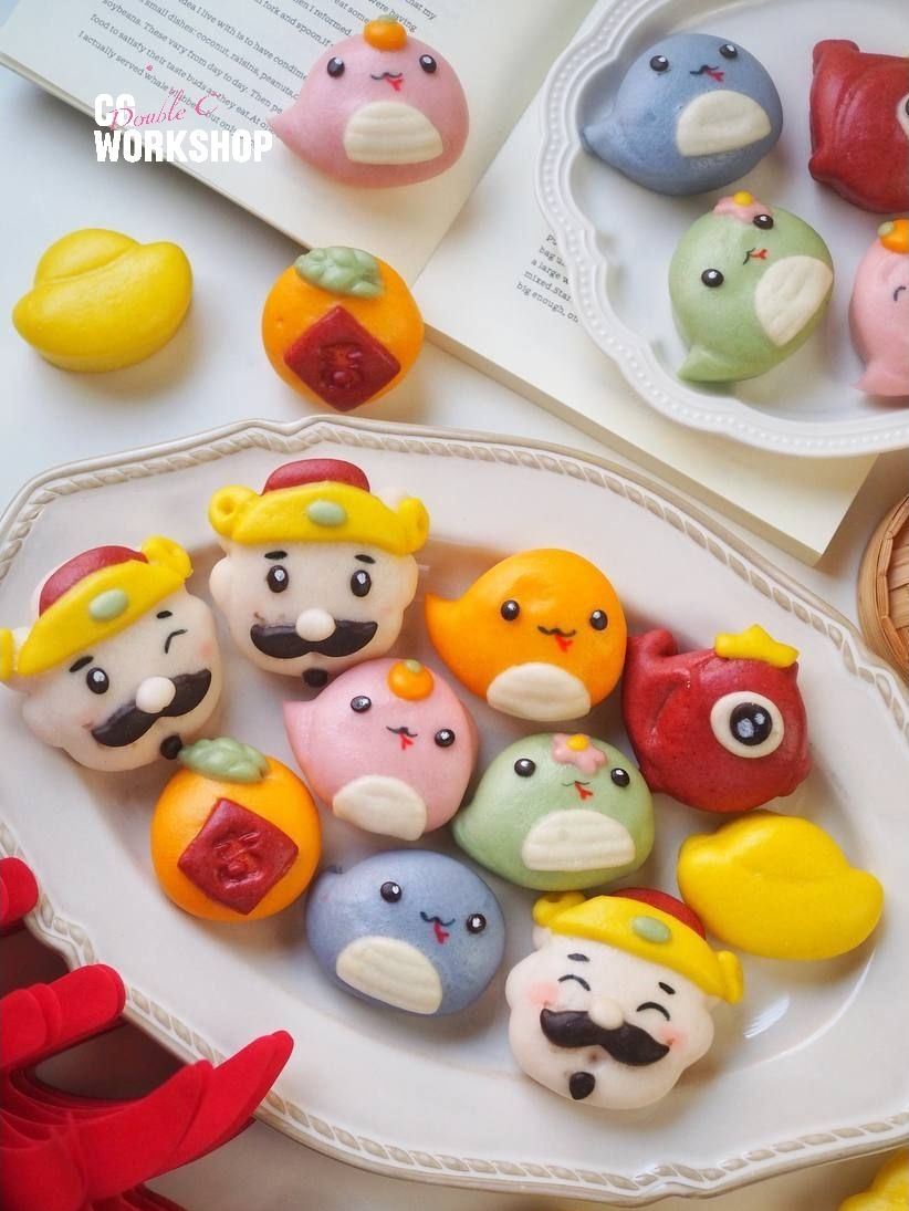 ^DC^ Fortune Five Blessings Bun / 招财五福小馒头 | Shopee Malaysia