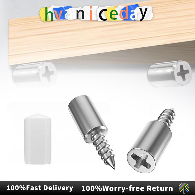 50PCS Shelves Support Nails with Anti-slip Rubber Sleeve Steel Pin ...