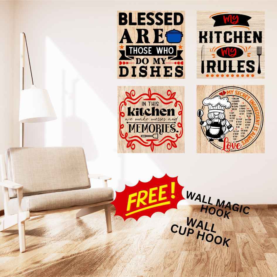 HIASAN DINDING TEMA DAPUR PART #1 SAIZ 20CM X 20CM X 6MM GLOSSY ...