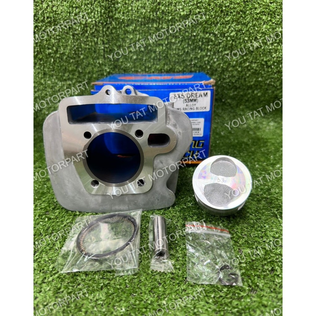 CMS RACING EX5 DREAM WAVE100 RACING BLOCK ASSY SET 53MM | Shopee Malaysia