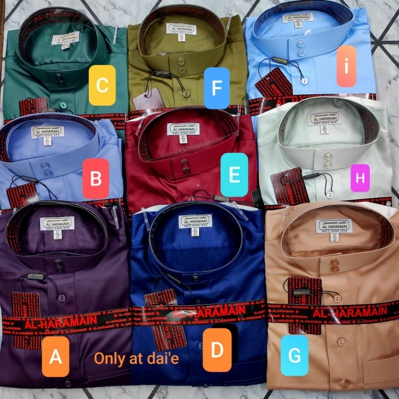 jubah al haramain kain licin polyster limited edition jubah al haramain ...