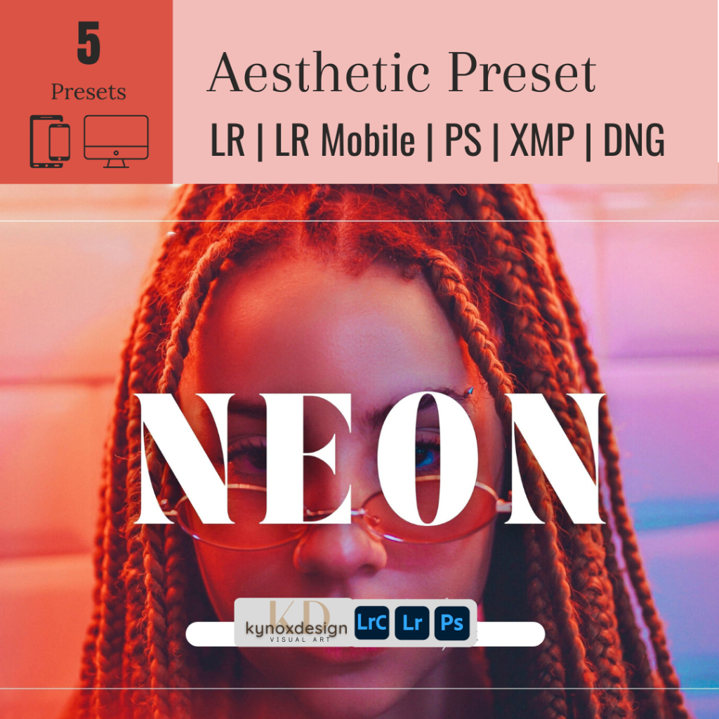 [Lightroom Preset] Aesthetic Preset - Neon for LR/LR(mobile)/PS (Latest ...