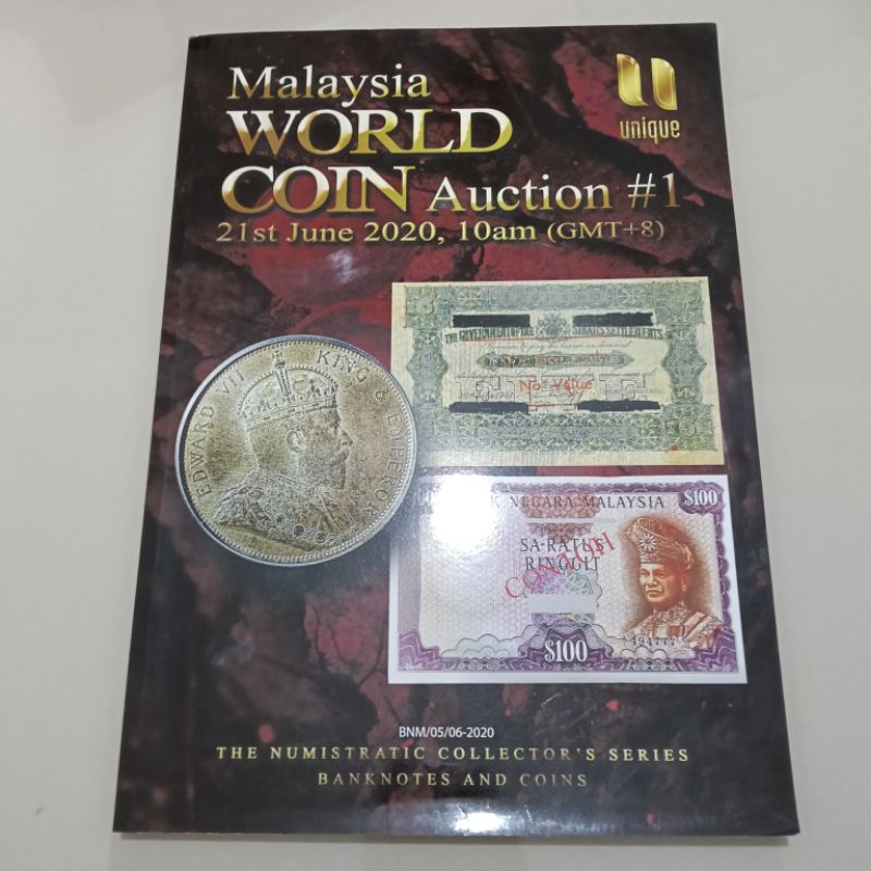 2020 unique world coin auction catalog world banknote coins Malaysia ...