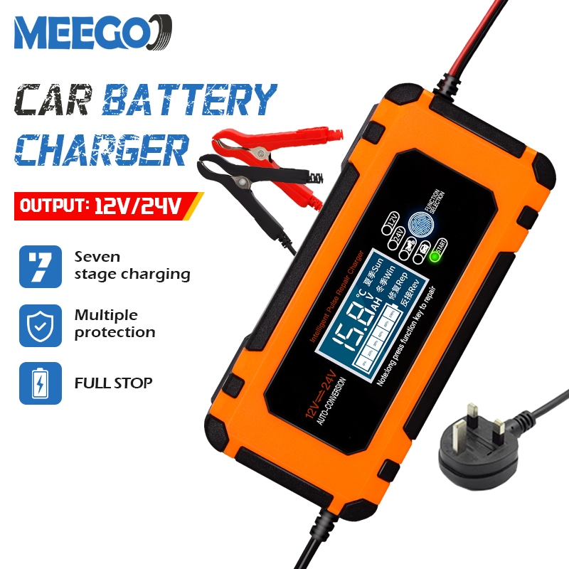 MEEGOO 24V 10A Car Battery Charger Pengecas Bateri Kereta Charger ...